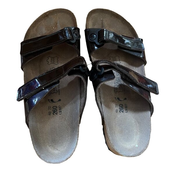 Birkenstock | Shoes | Birkenstock Birkis 4 Us 995 Black Madura Patent ...